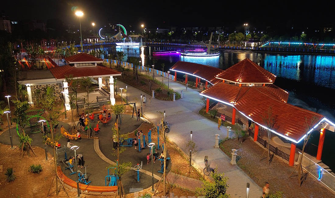 KHÁM PHÁ CÔNG VIÊN NGỌC THỤY - QUẦN THỂ KHAI SƠN CITY - Khai Sơn City