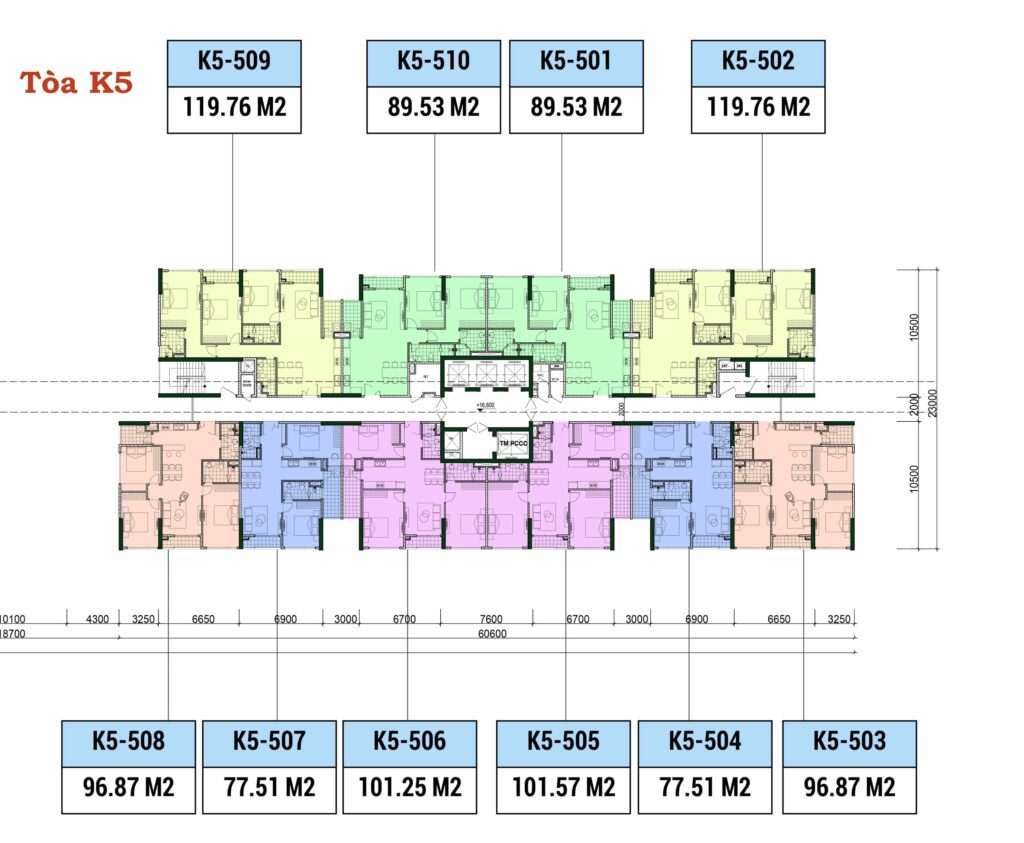 Mặt bằng Chung Cư Khai Sơn City - Thiết kế hoàn hảo - Khai Sơn City
